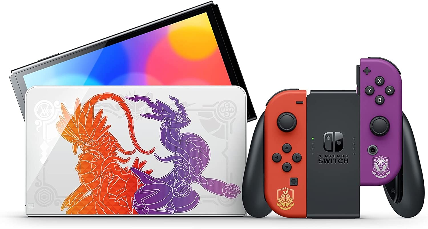 Console Nintendo Switch OLED 64GB Pokemon Scarlet Violet Edition Edicao Especial